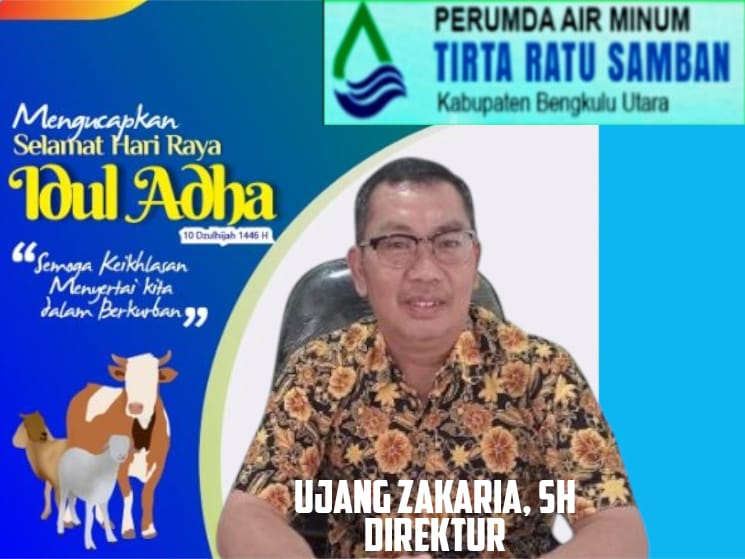 Direktur PDAM Tirta Ratu Samban Ucapkan Selamat Hari Raya Idul Adha ...